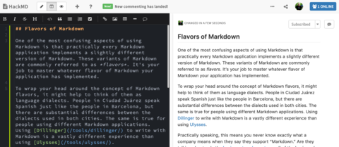 HackMD Markdown Reference | Markdown Guide