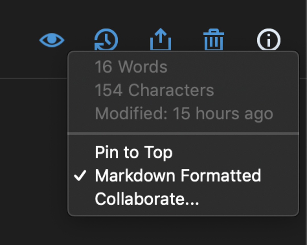 Simplenote Markdown Reference | Markdown Guide